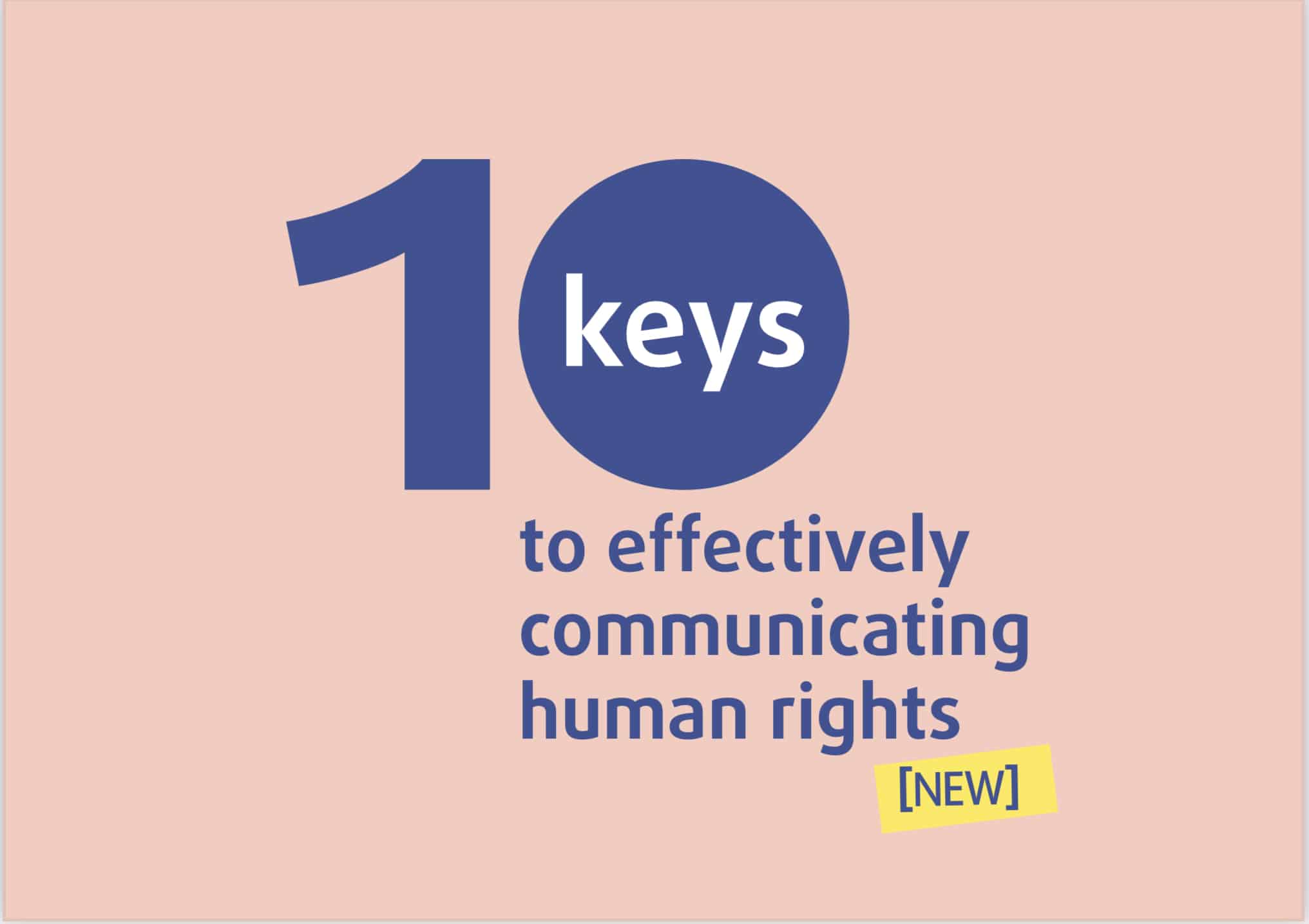 10 keys to effectively communicating human rights - Active Citizen Lab